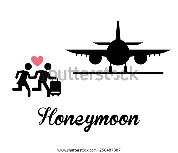 Honeymoon Design Vector Illustration Eps10 Graphic Stock Vector ...