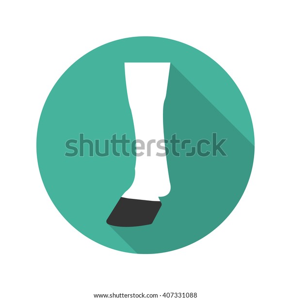 Hoof Icon Stock Vector (Royalty Free) 407331088