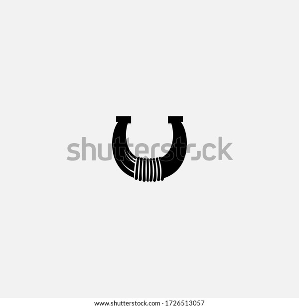 Hooves Iconhooves Vector On Gray Background Stock Vector (Royalty Free ...