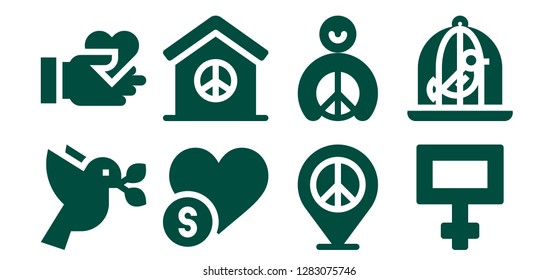 Hope Icon Set 8 Filled Hope Stock Vector (Royalty Free) 1283075746 ...
