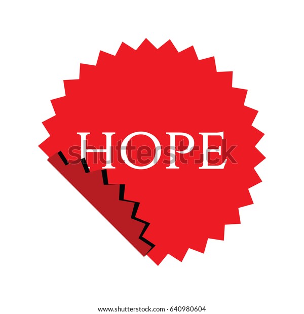 Hope Label Logo Vector Template Stock Vector (Royalty Free) 640980604 ...