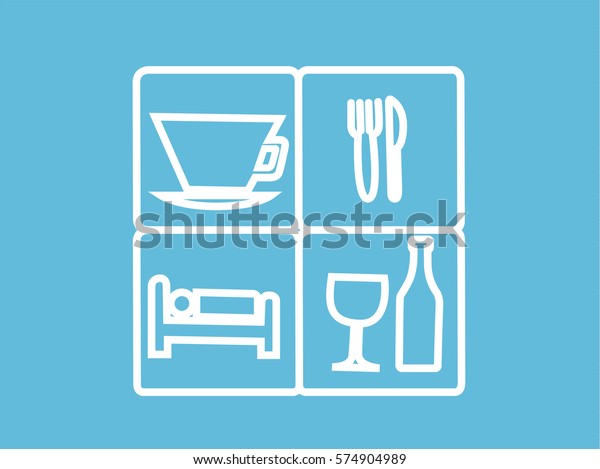 Horeca Icon Vector Illustration Isolated Stock Vector (Royalty Free ...