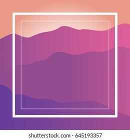Horizon Vector Illustration Sunset Stock Vector (Royalty Free ...