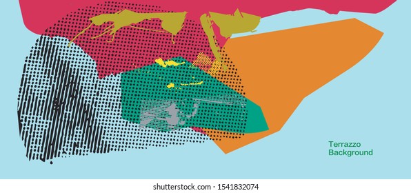 Horizontal Abstract Vintage Vector Combination Background Stock Vector ...