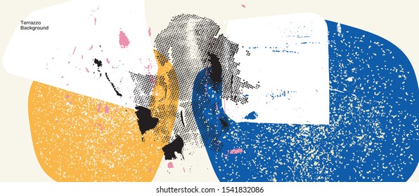 Horizontal Abstract Vintage Vector Combination Background Stock Vector ...