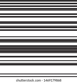Horizontal Black Bands Vector Seamless Texture: Stock-Vektorgrafik ...
