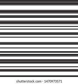 Horizontal Black Bands Vector Seamless Texture Stock Vector (Royalty ...