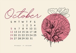 Autumn Calendar Art Free Stock Photo - Public Domain Pictures