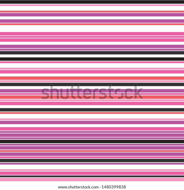 Horizontal Colored Bands Vector Seamless Texture Stock Vector (Royalty ...