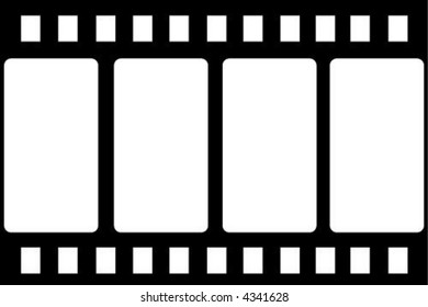 Horizontal Filmstrip Vector Stock Vector (Royalty Free) 4341628 ...