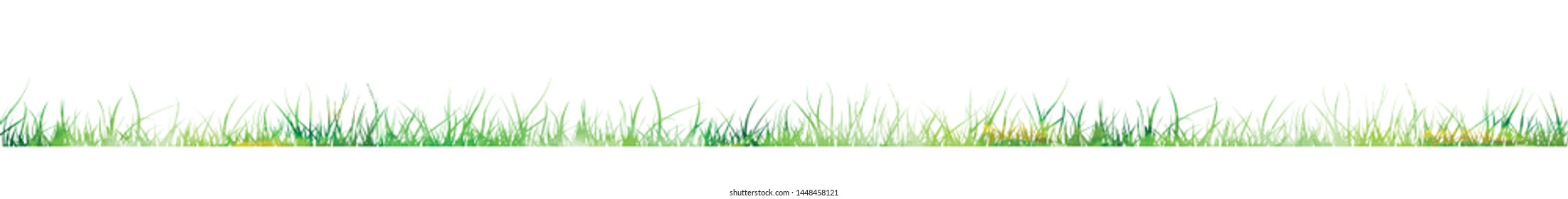 Horizontal Line Grass Vector Illustration Stock Vector (Royalty Free ...