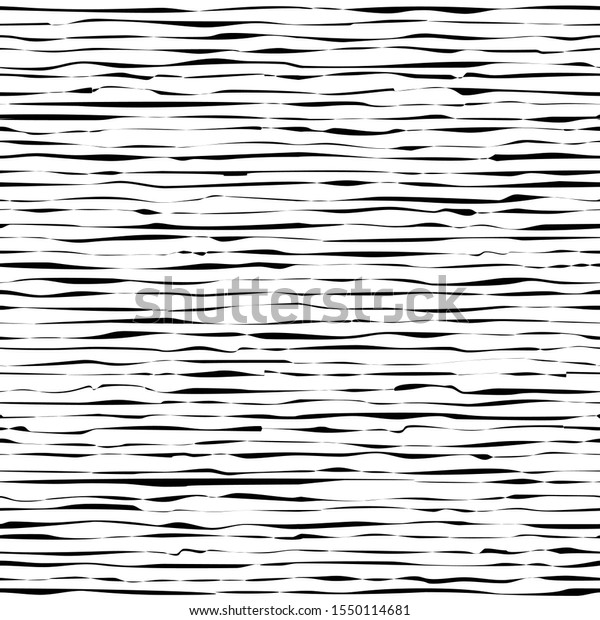 Horizontal Lines Charcoal Hand Drawn Seamless Stock Vector (Royalty ...