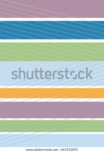 Horizontal Lines Pastel Colors Background Abstract Stock Vector ...