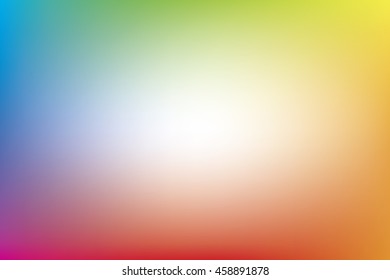 Horizontal Rainbow Gradient Mesh Blurred Background Stock Vector ...