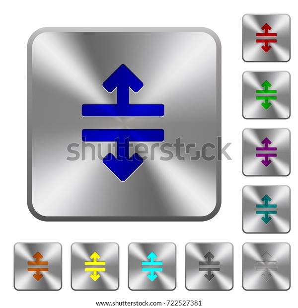 Horizontal Split Tool Engraved Icons On Stock Vector (Royalty Free ...