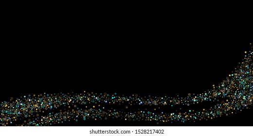 Horizontal Star Background Gold Blue Stars Stock Vector (Royalty Free ...
