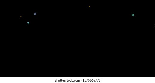 Horizontal Star Background Gold Blue Stars Stock Vector (Royalty Free ...