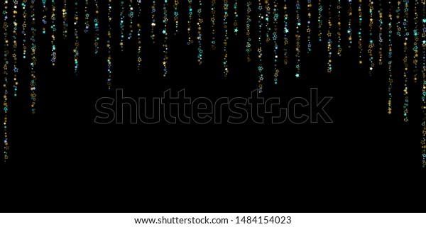 Horizontal Star Background Gold Blue Stars Stock Vector (Royalty Free ...