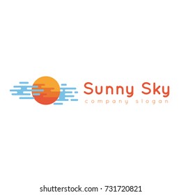 Horizontal Sunny Sky Logo Vector 库存矢量图（免版税）731720821 | Shutterstock