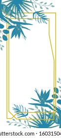 Horizontal Wedding Card Templates Copy Space Stock Vector (Royalty Free ...