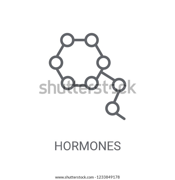Hormones Icon Trendy Hormones Logo Concept Stock Vector (Royalty Free ...