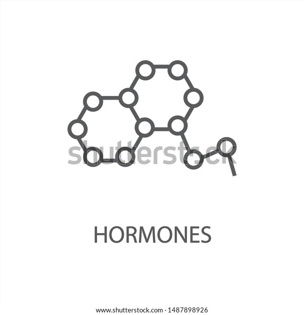 Hormones Icon Trendy Hormones Logo Concept Stock Vector (Royalty Free ...