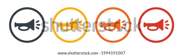 1,407 Klaxon Icon Images, Stock Photos & Vectors | Shutterstock