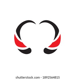 Horn Logo Vector Template Illustration Stock Vector (Royalty Free ...