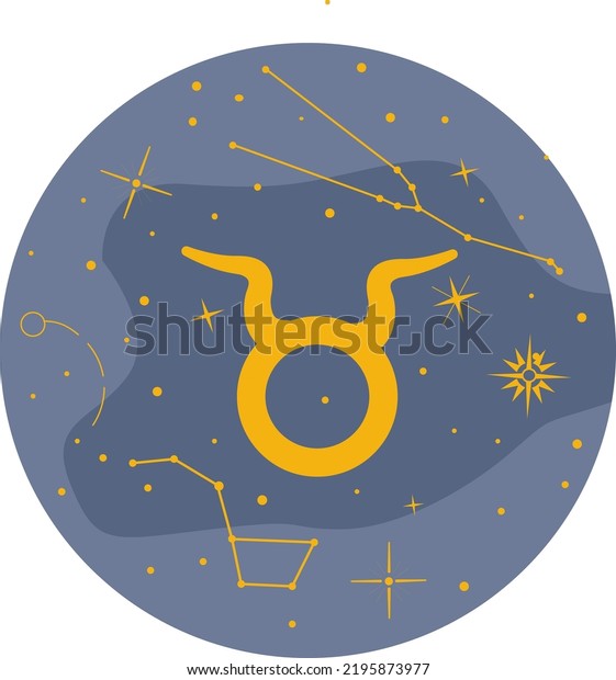Horoscope Sign Taurus Element Astrology Zodiac Stock Vector (Royalty ...
