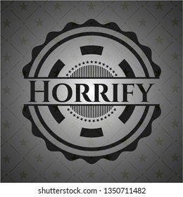 Horrify Black Badge Stock Vector (Royalty Free) 1350711482 | Shutterstock