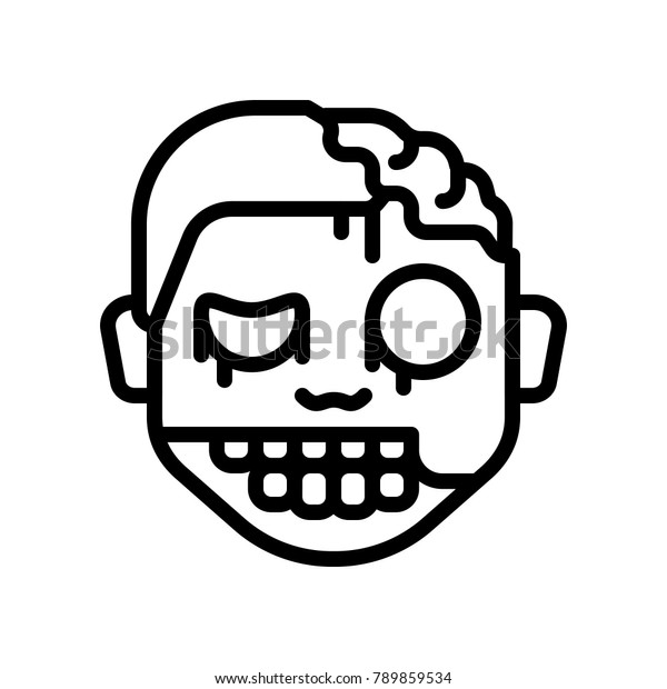 Horror Emojis Zombie Boy: เวกเตอร์สต็อก (ปลอดค่าลิขสิทธิ์) 789859534 ...