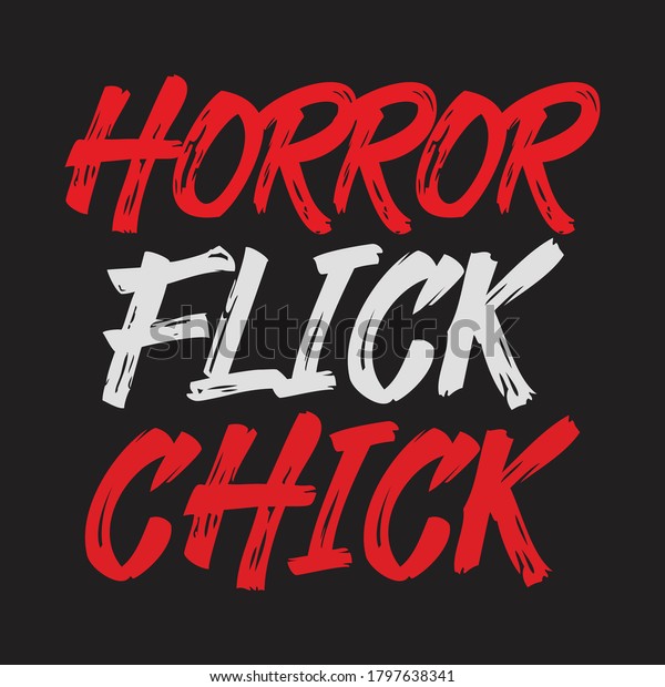 Horror Flick Chick Silhouette Vector Design: เวกเตอร์สต็อก (ปลอดค่า ...