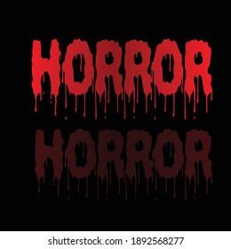 Horror Logo Design Vector Stock Stock Vector (Royalty Free) 1892568277 ...