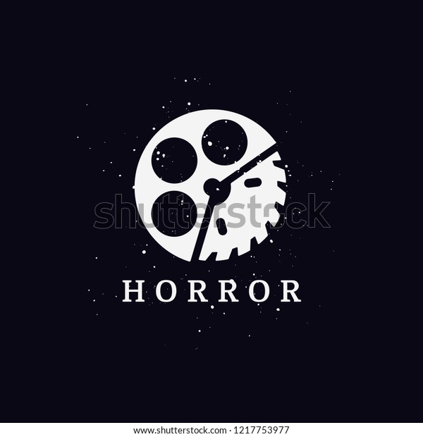 Horror Movie Logo Concept Dark Background Stock Vector (Royalty Free ...