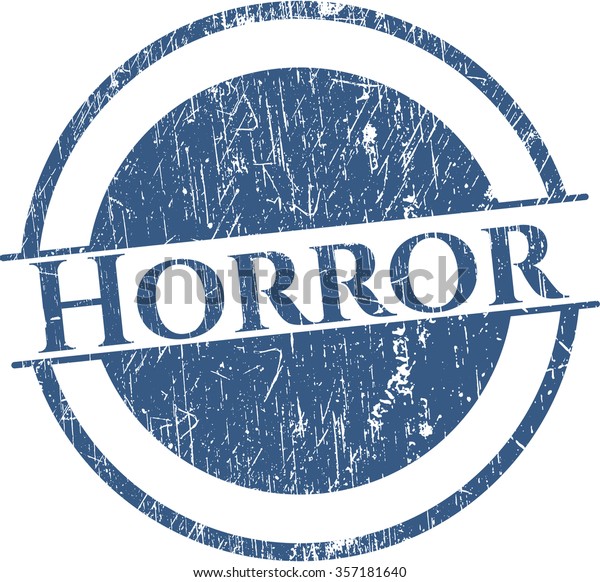 Horror Rubber Stamp Stock Vector (Royalty Free) 357181640 | Shutterstock