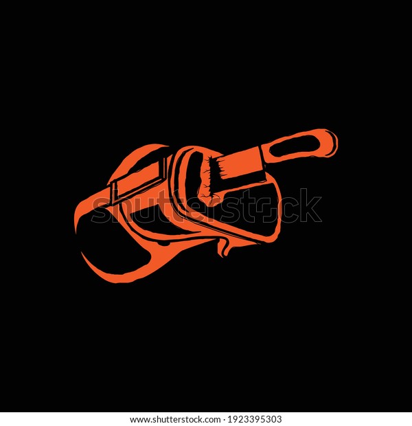 Horror Stabbed Goggle Glass Illustration Stock Vector (Royalty Free ...
