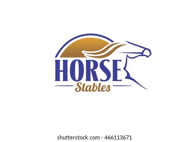 Horse Farm Stable Logo Stock Vector (Royalty Free) 466113671 | Shutterstock