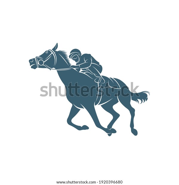 Horse Racing Design Vector Illustration Creative Stock Vector (Royalty ...