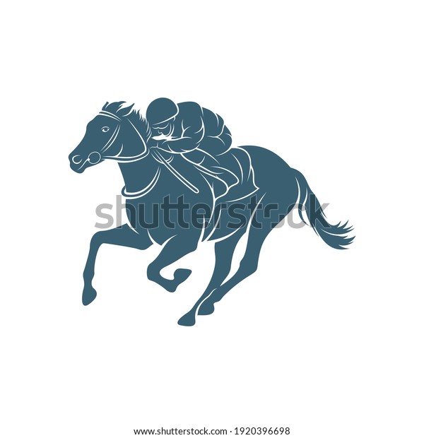 Horse Racing Design Vector Illustration Creative Stock Vector (Royalty ...