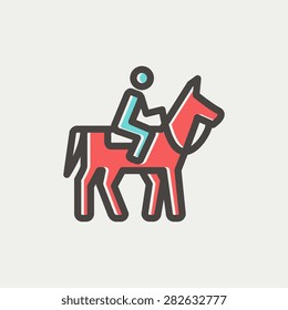 Horse Riding Icon Horse Riding Symbol Stock Vector (Royalty Free ...