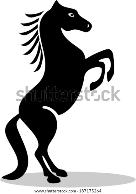Horse Symbol Design Element Stock Vector (Royalty Free) 187175264