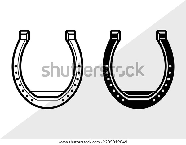 Horseshoe Svg Printable Vector Illustration 库存矢量图（免版税）2205019049 ...