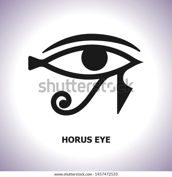 Horus Eye Icon Good Sight Vector Stock Vector (Royalty Free) 1457472533 ...
