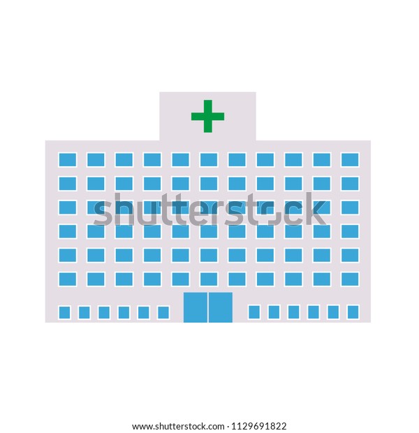 Hospital Building Window Icon Stock Vector (Royalty Free) 1129691822 ...