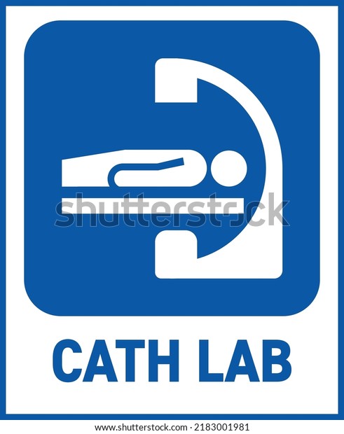 Hospital Catheterization Laboratory Sign Vector: เวกเตอร์สต็อก (ปลอดค่า ...