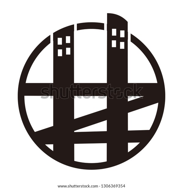 Hospital Circle Logo Simple Clean Stock Vector (Royalty Free ...