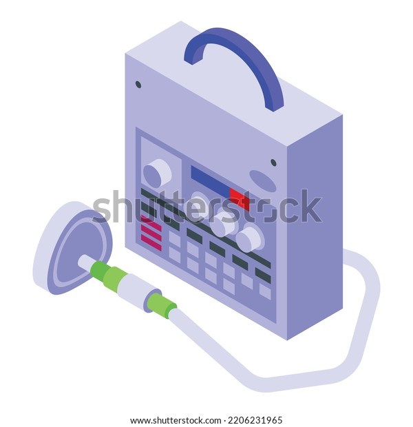 Hospital Ventilator Icon Isometric Hospital Ventilator Stock Vector (Royalty Free) 2206231965 ...