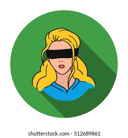 Hostage Icon Flat Style Isolated On Stock Vector (Royalty Free ...