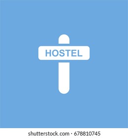 Hostel Sign Icon Vector Sign Symbol Stock Vector (Royalty Free ...