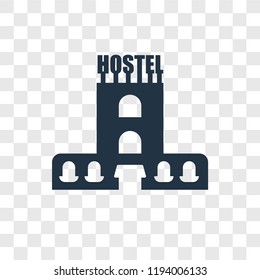 Hostel Vector Icon Isolated On Transparent Stock Vector (Royalty Free ...
